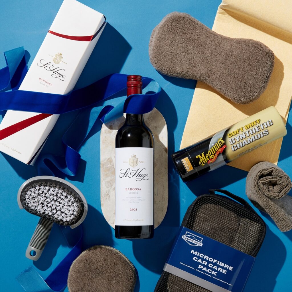 Luxury Car & St Hugo Shiraz Hamper | Hampers With Bite